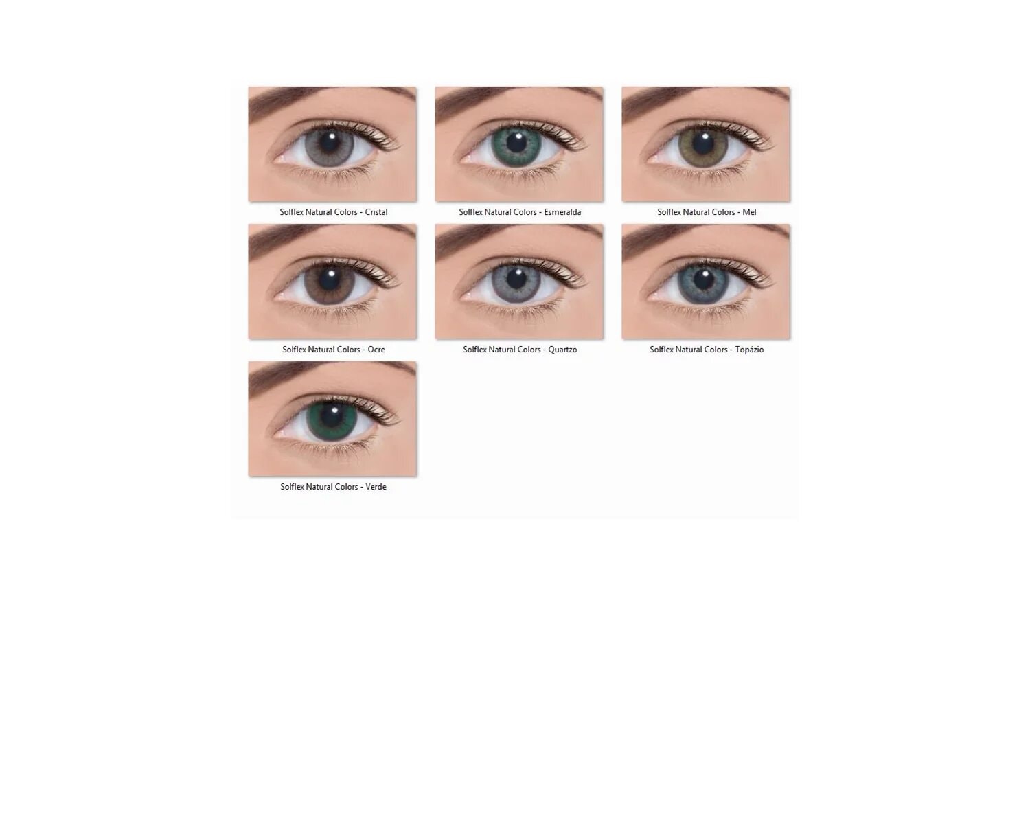 Lente de Contato Solflex Natural Colors Sem Grau Mensal - Officina 7