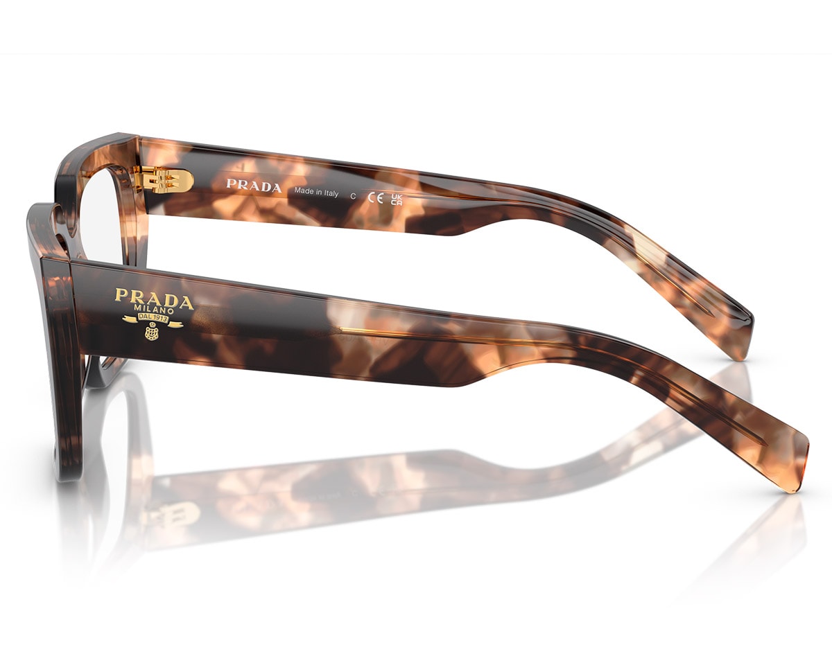 Óculos de Grau Prada Havana PRA03V 14P1O1-52 - Officina 7