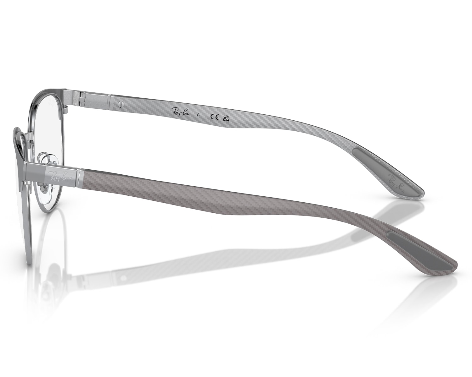 Óculos de Grau Ray Ban Grey On Silver RX8422 3125 54 - Officina 7