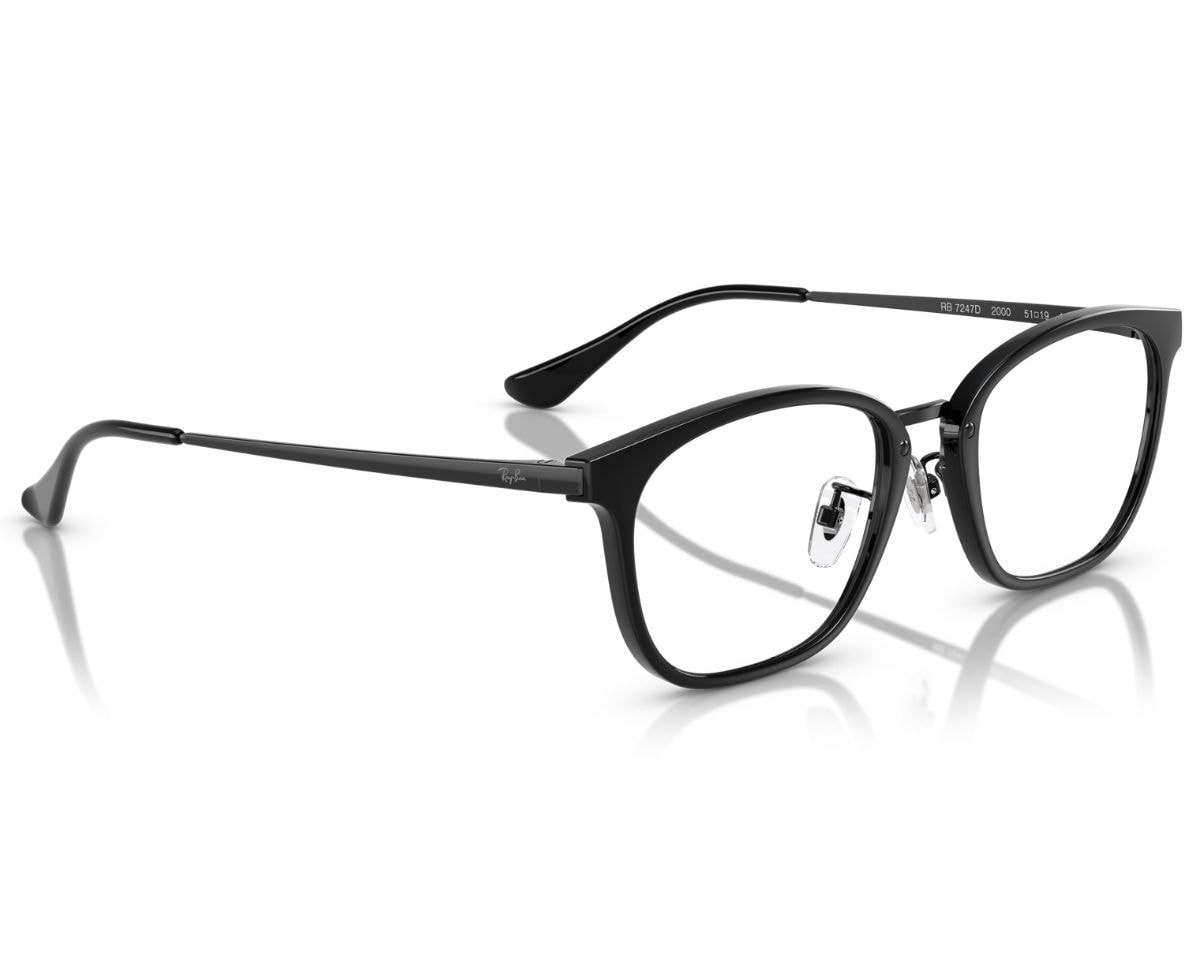 Óculos de Grau Ray Ban Preto RX7247D 2000-51 - Officina 7