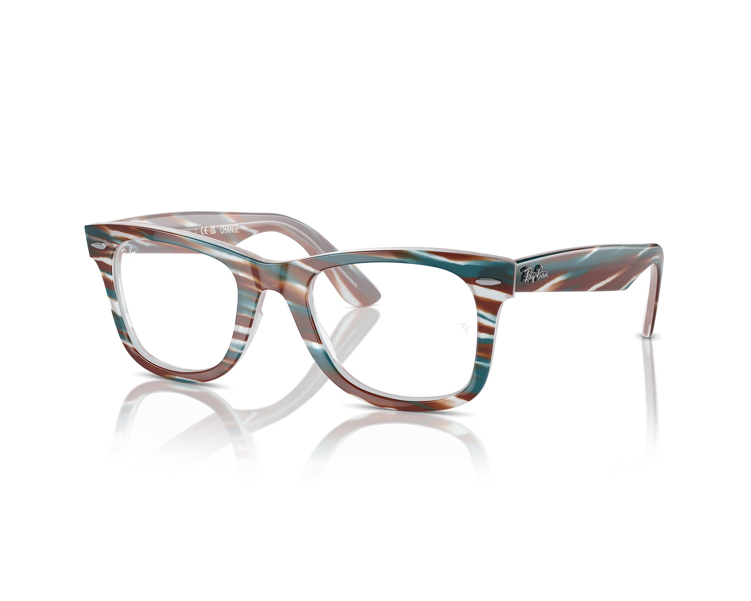 Óculos de Grau Ray Ban Wayfarer Ease Photochromatic RX4340V 8382-50 ...