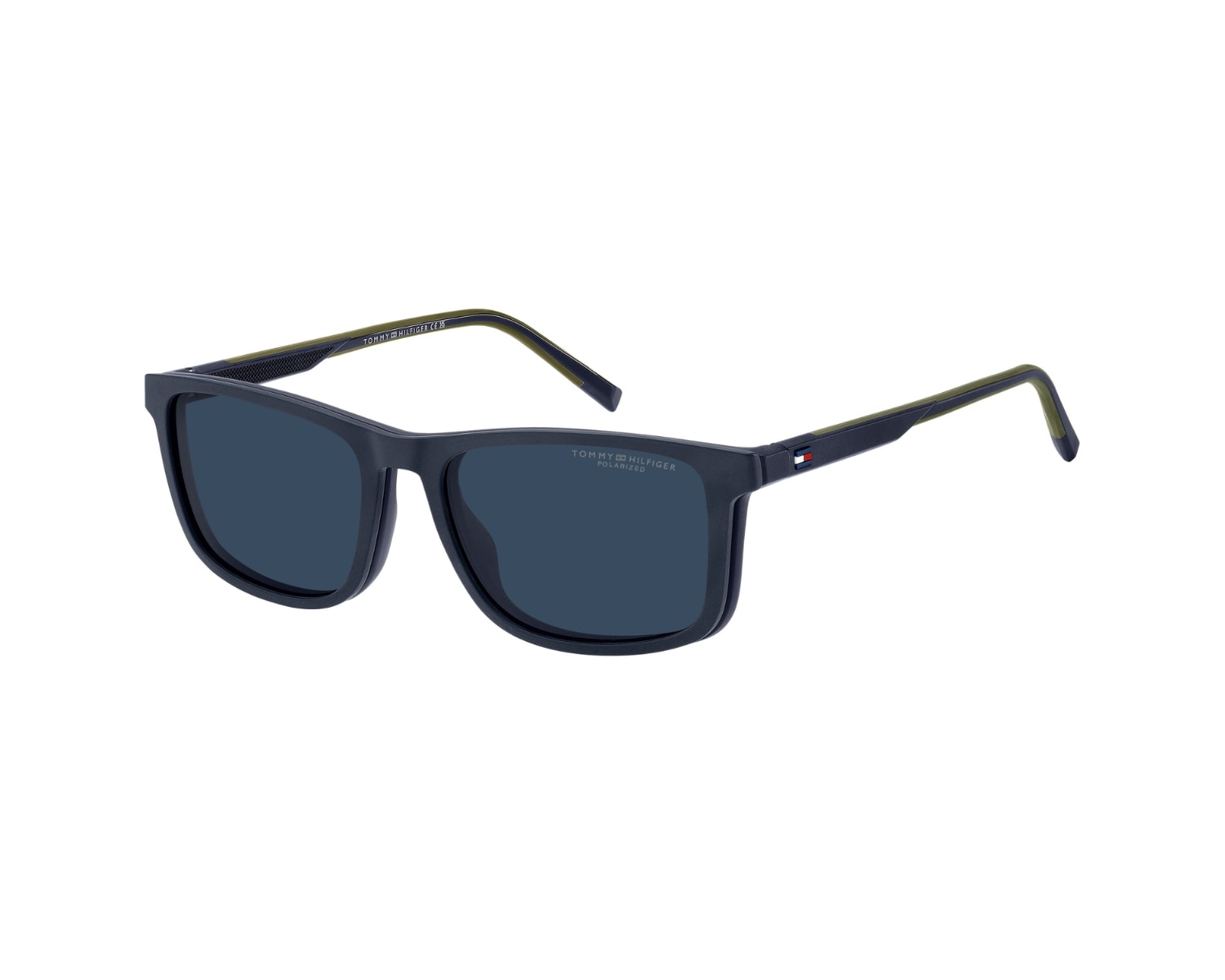 Óculos de Grau Tommy Hilfiger Clip On Azul Polarizado TH2281C RNB-55 ...