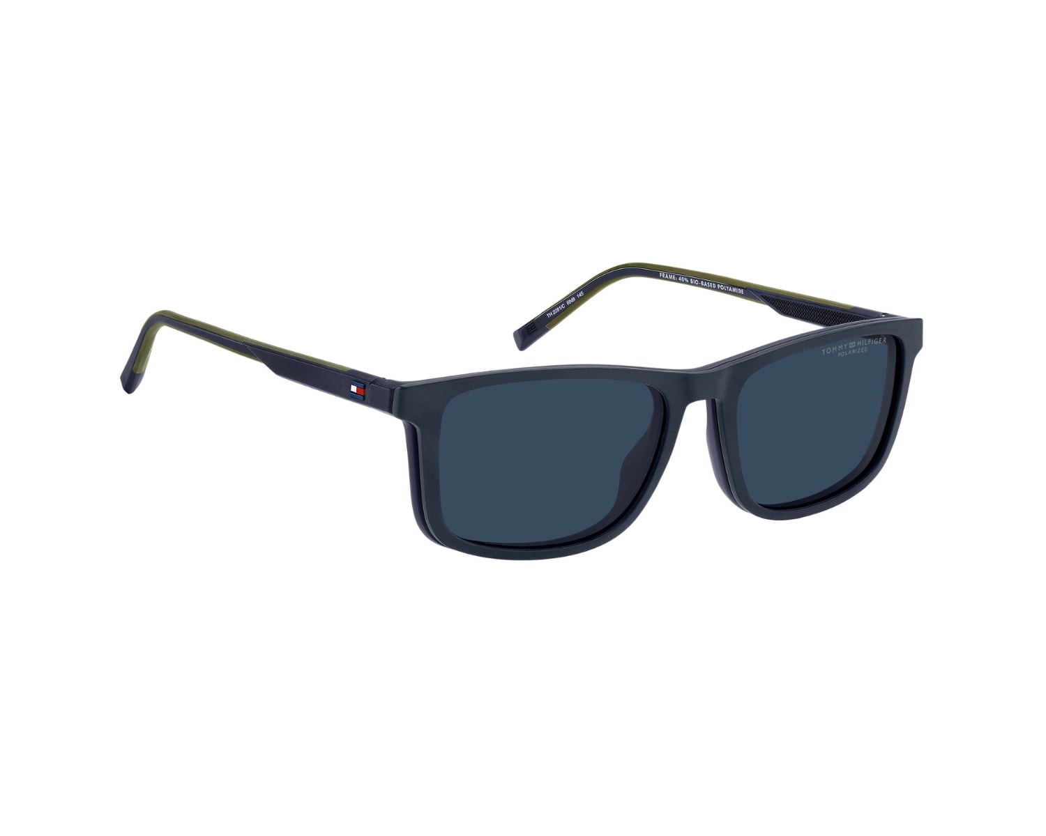 Óculos de Grau Tommy Hilfiger Clip On Azul Polarizado TH2281C RNB-55 ...