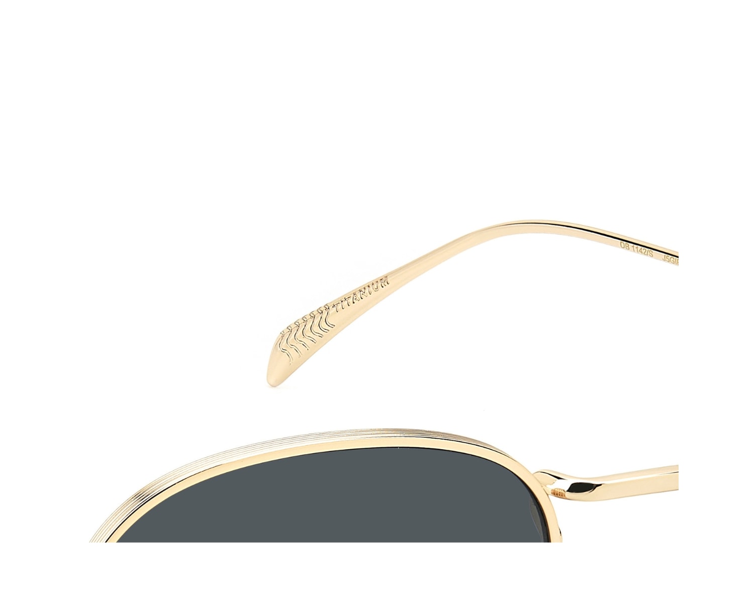 Óculos de Sol David Beckham Dourado DB1142/S J5G-51 - Officina 7