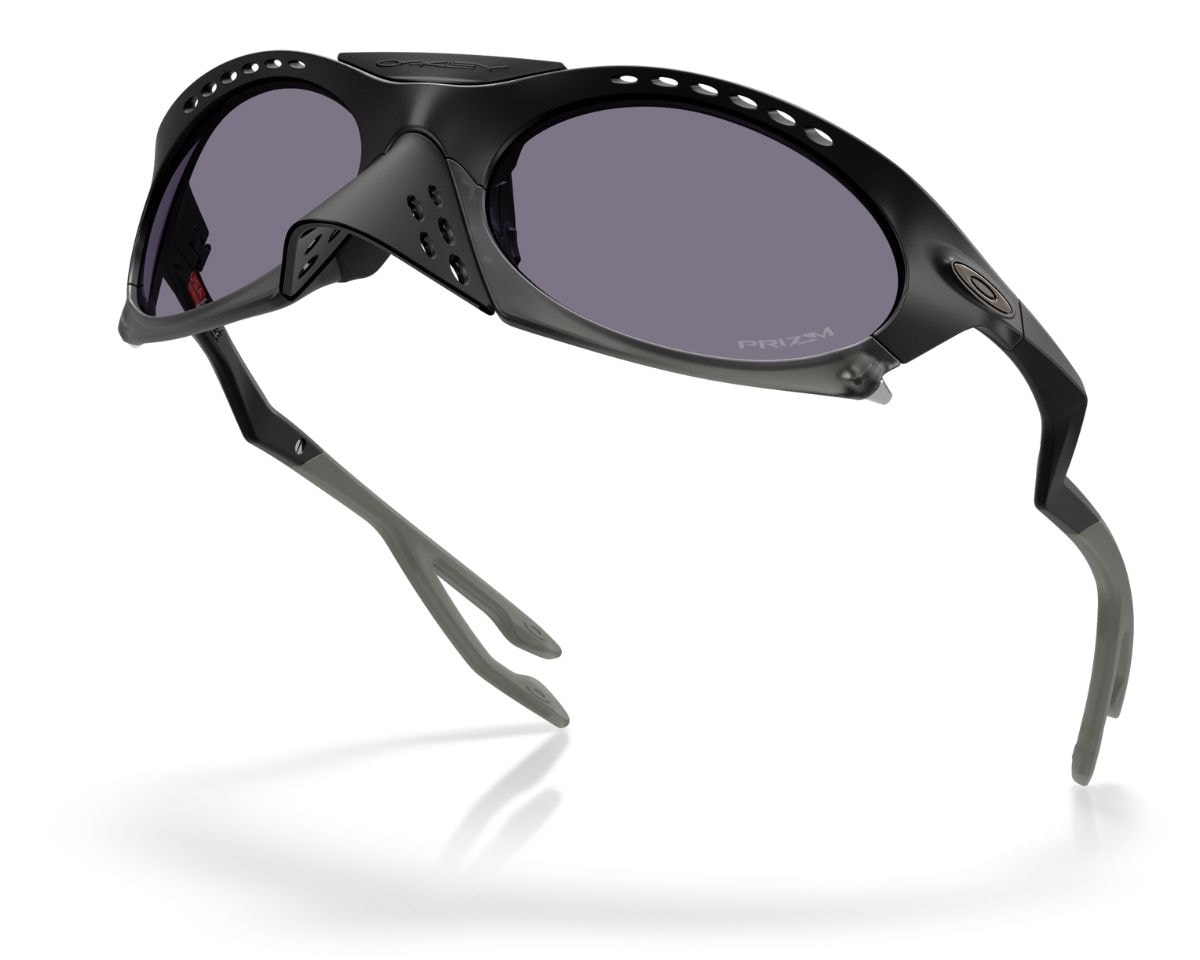 Óculos de Sol Oakley Plantaris Podpah Matte Black Prizm Gray OO9437 01 ...