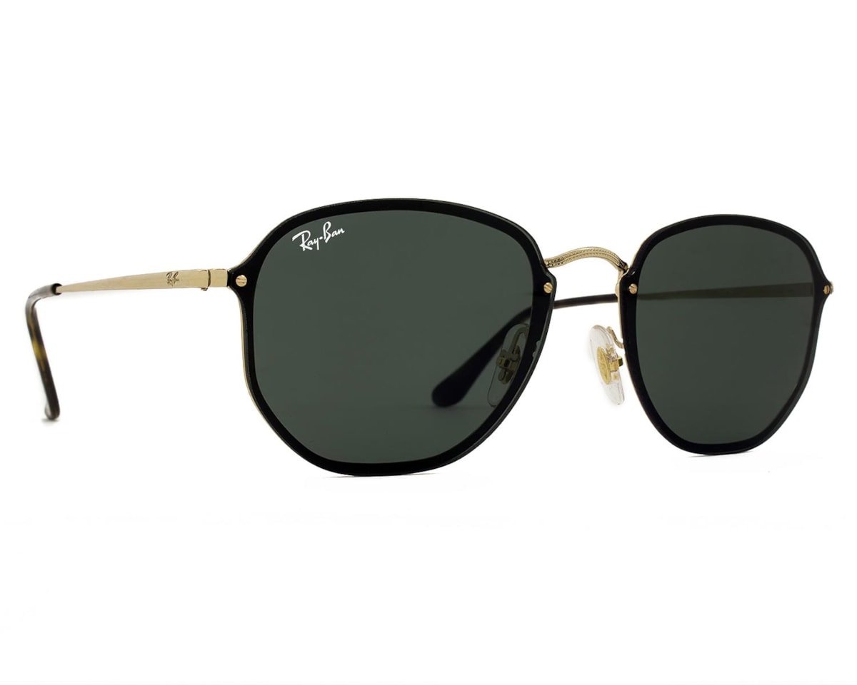 Óculos de Sol Ray Ban Blaze Hexagonal RB3579N 001/71-58 - Officina 7