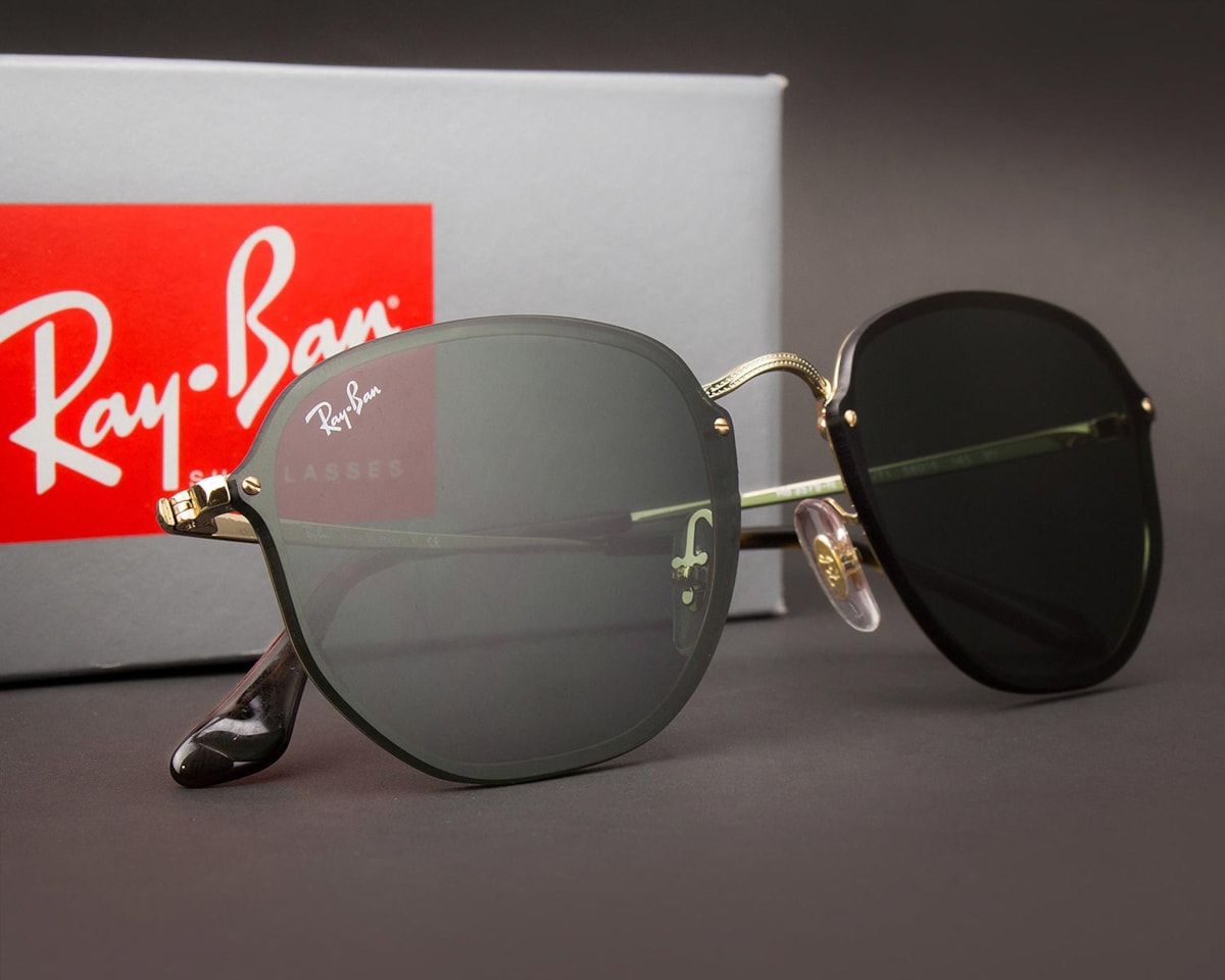 Óculos de Sol Ray Ban Blaze Hexagonal RB3579N 001/71-58 - Officina 7