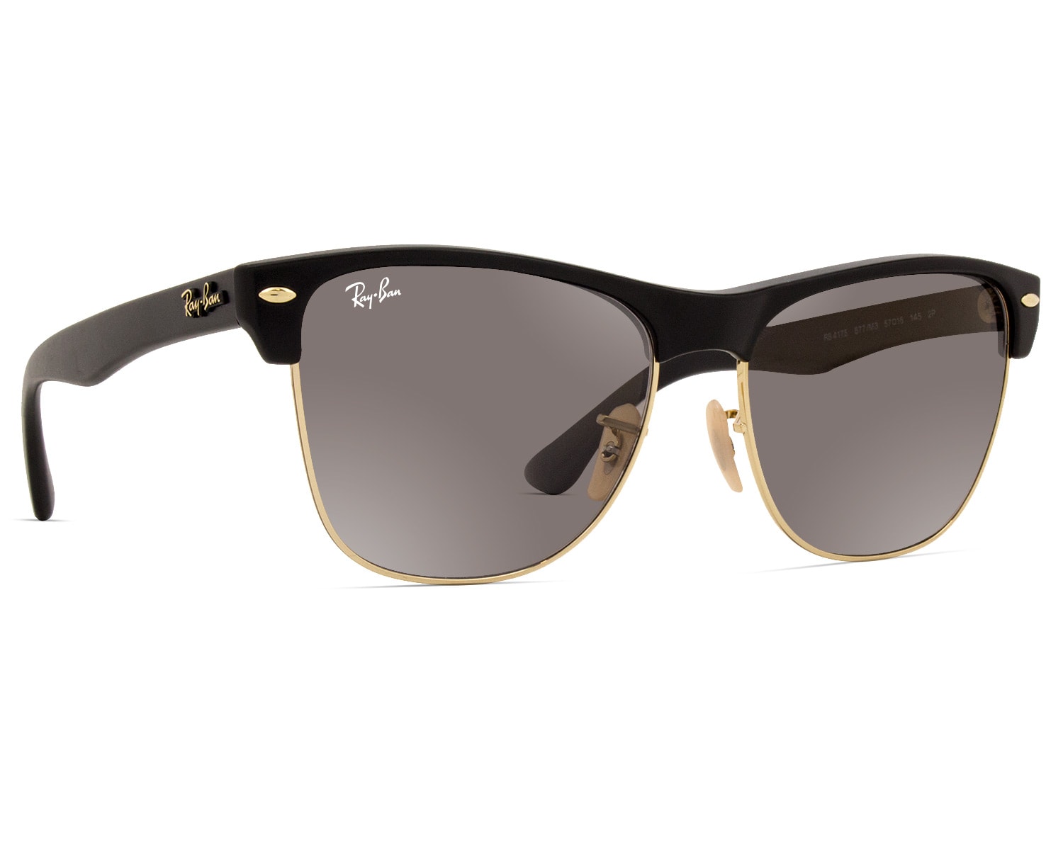 Óculos de Sol Ray Ban Clubmaster Oversized Polarizado RB4175-877/M3-57 ...