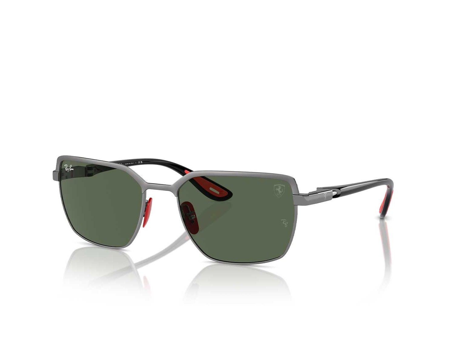 Óculos de Sol Ray Ban Ferrari Gunmetal RB3743M F09971-58 - Officina 7