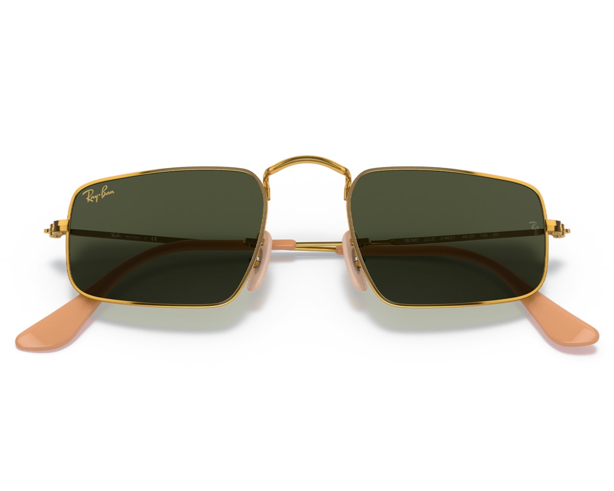 Óculos de Sol Ray Ban Julie Gold RB3957 919631 52 - Officina 7
