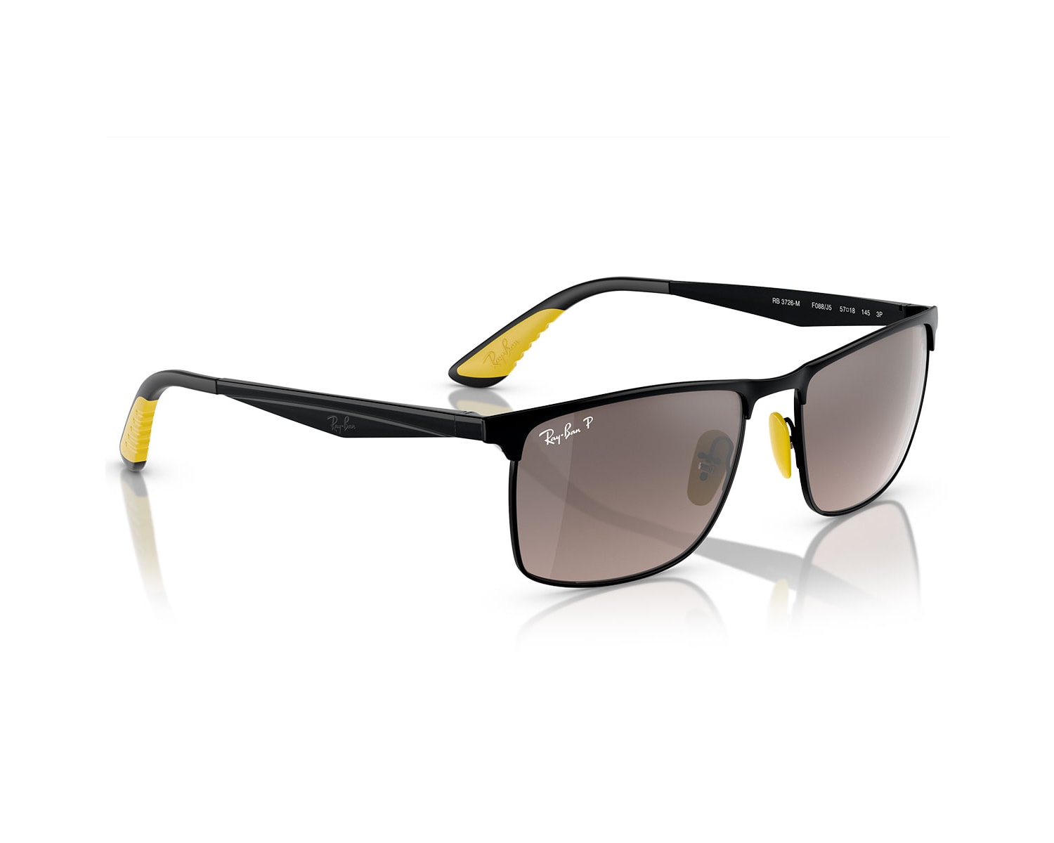 Óculos de Sol Ray Ban Scuderia Ferrari Polarizado RB3726M F0885J-57 ...