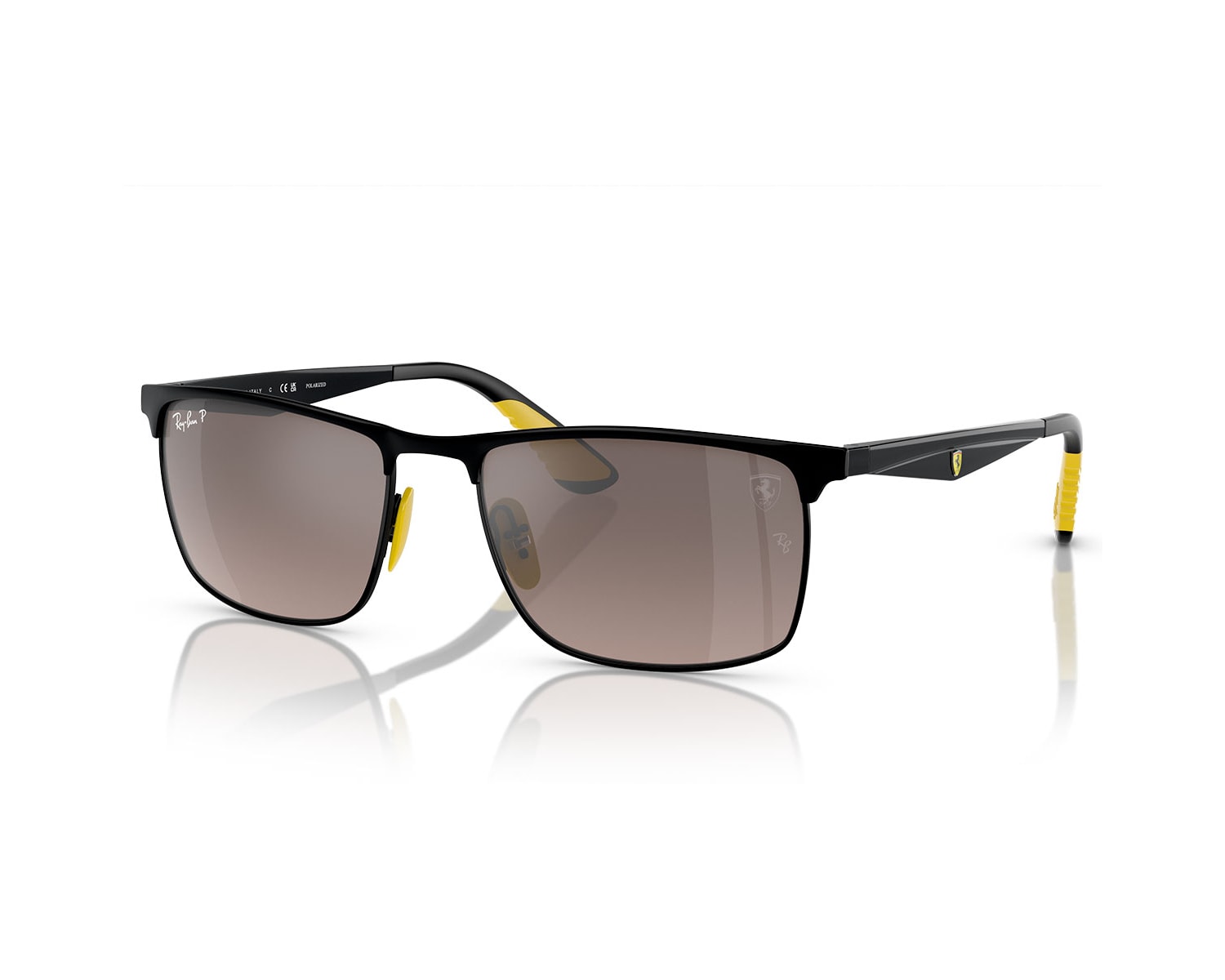Óculos de Sol Ray Ban Scuderia Ferrari Polarizado RB3726M F0885J-57 ...