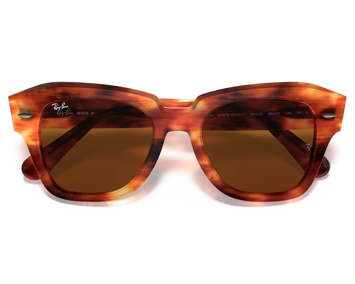 Óculos de Sol Ray Ban State Street Havana RB2186 95433 52 - Officina 7